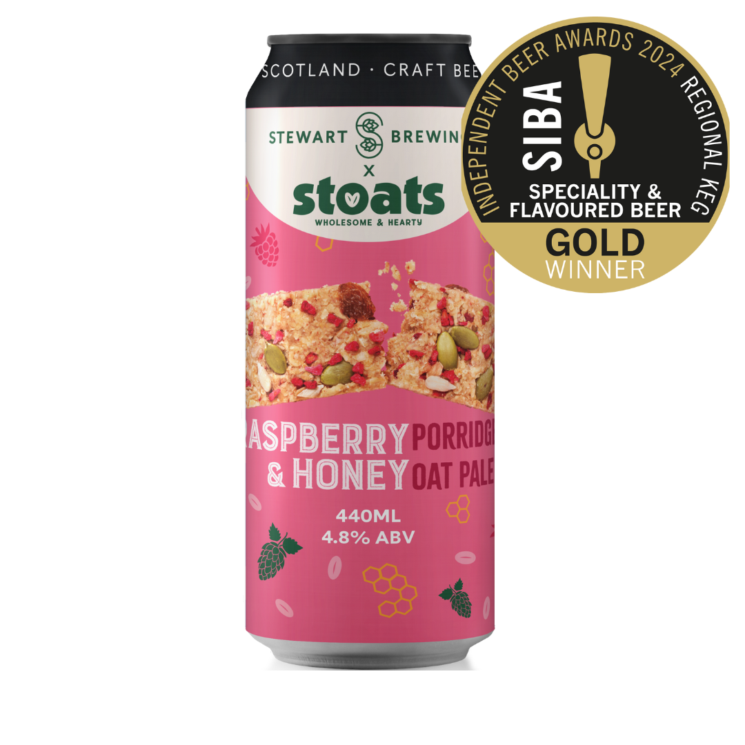 Raspberry & Honey Porridge Oat Pale – Stewart Brewing